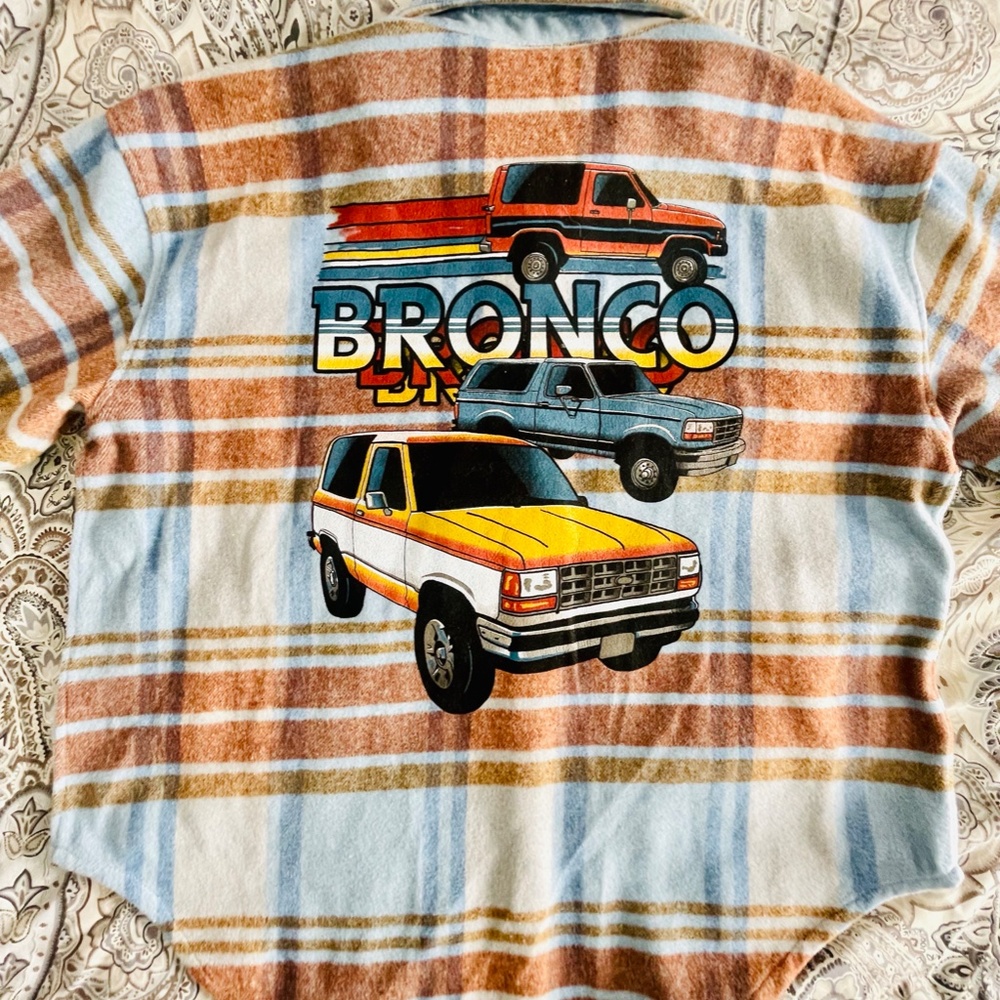 Ford Bronco Vintage Flannel - Official Ford Merchandi… - Gem
